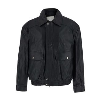 Dunst Blouson Vintage Oversize en Cuir - unisex - Sport - Noir - Taille: 42 FR