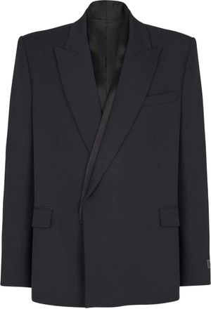 Balmain Einreihiges Sakko - Schwarz