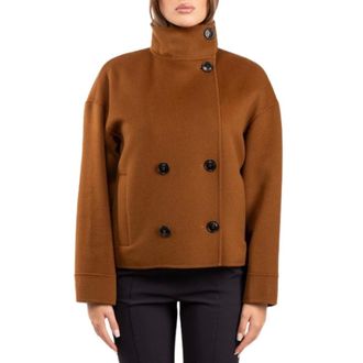 Max Mara Giaccone - Femme - Manteaux - Brun - Taille: 34 FR