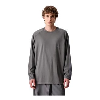 Yohji Yamamoto Homme, Tops, Gris, Taille: M Long Sleeve Hauts
