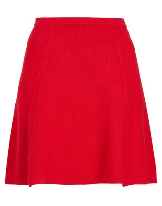 8 by YOOX VISCOSE BLEND KNIT MINI SKIRT