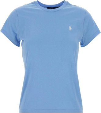 Polo Ralph Lauren Femme, Tops, Bleu, Taille: 40 FR T-shirt &agrave; manches courtes Pony