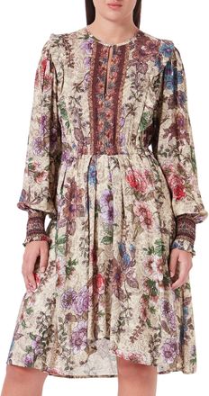 Replay Damen W9780 Kleid, 010 Multicolor, XXS