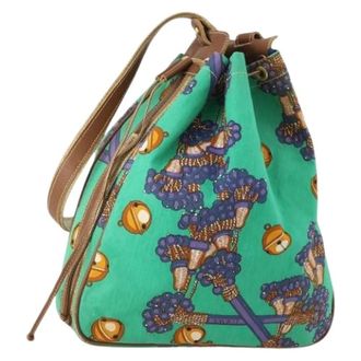 Loewe Pre-owned Schultertasche - - Pre-owned - Damen - Gr&uuml;n - ONE SIZE