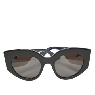 Gucci Pre-owned Glass Sonnenbrille - - Pre-owned - Damen - Schwarzk - ONE SIZE