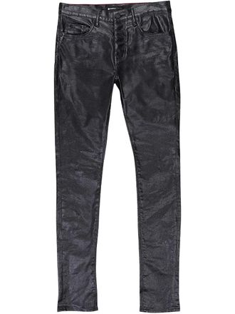 Purple Galaxy Black Jeans - Schwarz