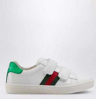 Gucci Ace white sneakers with Web ribbon