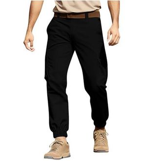 Generic Pantalon cargo l&eacute;ger pour homme - Pantalon de randonn&eacute;e - Pantalon de travail - Coupe ample - Pantalon tactique d&eacute;t&eacute; avec plusieurs poches - Stretch -