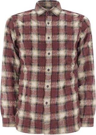 Xacus Bedrucktes Hemd aus Baumwolle und Wolle - - Shirts - Herren - Mehrfarbig - XL