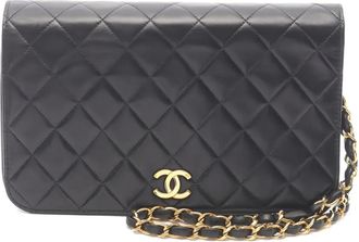 Chanel sac porté épaule matelassé (1996-1997) - Noir