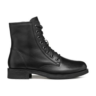 Geox Schwarze Stiefeletten f&uuml;r Frauen - - Shoes - Damen - Schwarzk - 36 EU