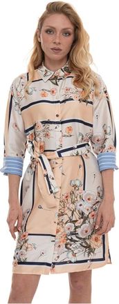 Liu Jo Femme, Robes, Multicolore, Taille: 40 FR Robe Chemise