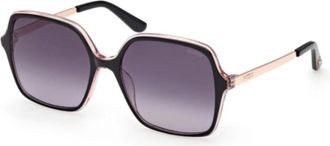 Guess unisex, Accessoires, Violet, Taille: 57 MM Lunettes de soleil carrées Ellianna