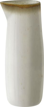 Bitz Milkkännchen, Milchkanne aus Steingut, 500 ml, Creme/Creme
