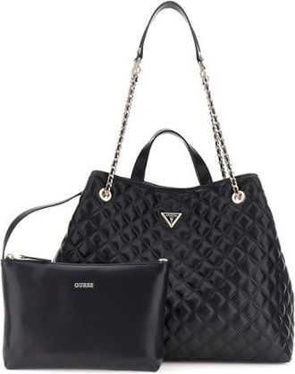Guess sac shopper Giully II 2 in 1 Tote Black noir