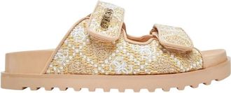 Guess Femme, Chaussures, Beige, Taille: 39 EU Fadelizz Slide
