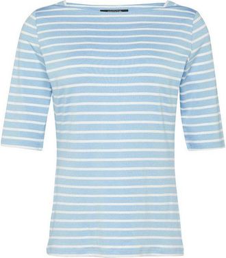 Comma 3/4-Arm-Shirt T-Shirt Streifenshirt im Slim Fit
