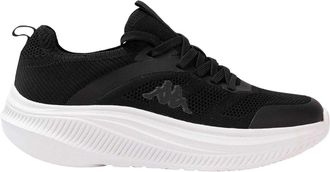 Kappa Prati Sneaker f&uuml;r Herren, Jerseyware, Plattform-Absatz (Schwarz/Wei&szlig;)