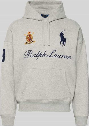 Polo Ralph Lauren Hoodie mit Label-Stitchings und K&auml;nguru-Tasche