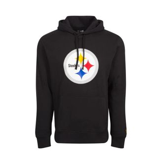 New Era Steelers Team Logo Schwarzer Hoodie - - Sweatshirts & Hoodies - Herren - Schwarzk - XS