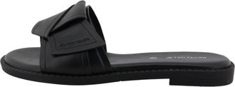 Tom Tailor Tom Tailor Damen 9590040001 Schiebe-Sandalen, Black, 40 EU