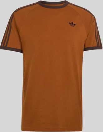 adidas Originals Regular Fit T-Shirt aus reiner Baumwolle mit Logo-Stitching