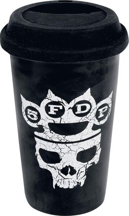 Five Finger Death Punch Control With My Knuckles Unisex Tasse schwarz Keramik 0,3 l Band-Merch, Bands