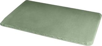 Gedy Fuzzy Badteppich, 60 x 40 cm, Grün