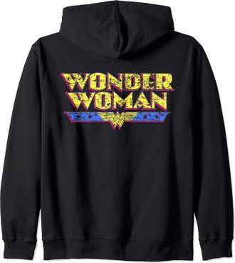 DC Comics DC Wonder Woman-Logo, altmodisch Kapuzenjacke