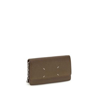 Maison Margiela Womens Brown Calf Leather Bos Taurus Wallet