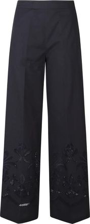 Forte_Forte Femme, Pantalons, Noir, Taille: 38 FR Wide Pantalons