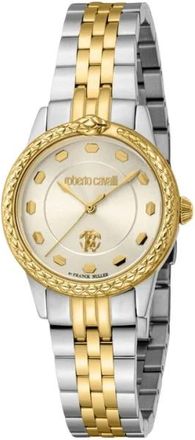 Roberto Cavalli Femme, Accessoires, Gris, Taille: ONE Size Snake Core Watch