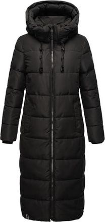 Marikoo Nadeshikoo Manteau dhiver chaud matelass&eacute; pour femme avec capuche amovible XVI XS-5XL, Noir, M