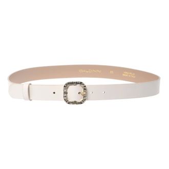 Baldinini Femme, Accessoires, Blanc, Taille: 90 CM Leather Belt