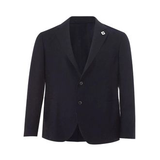 Lardini Elegante Baumwolljacke - - Jackets - Herren - Blau - XL