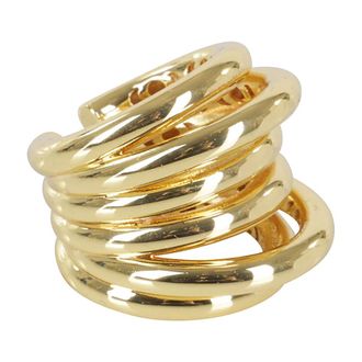 Federica Tosi Eleganter Goldring Ale Neu - - Accessories - Damen - Gelb - M