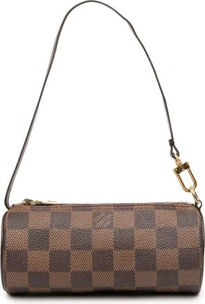 Louis Vuitton sac à main Papillon Pochette à motif Damier Ébène (2000-2010) - Marron