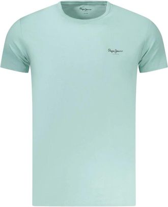 Pepe Jeans London Homme, Tops, Bleu, Taille: S T-shirt &agrave; manches courtes