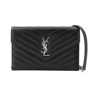 Saint Laurent Pre-owned Chain Shoulder Wallet - - Pre-owned - Damen - Schwarzk - ONE SIZE
