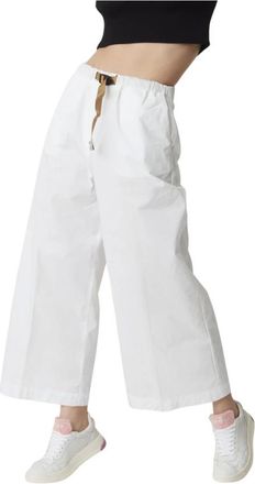 White Sand Femme, Pantalons, Blanc, Taille: 36 FR Pantalon en Coton