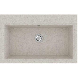 vidaXL K&uuml;chen-Sp&uuml;le Beige 79 x 50 x 31 cm Granit vidaXL