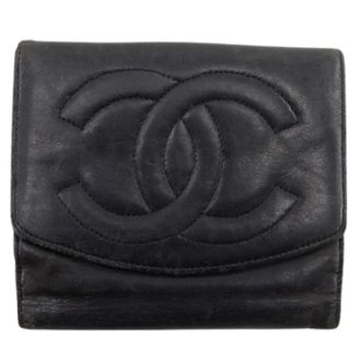 Chanel Pre-owned Wallet (bi-fold) - Femme - Pre-owned - Noir - Taille: ONE Size