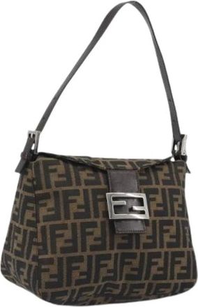 Fendi Sac bandouli&egrave;re Zucca Canvas Pre-owned - Femme - Pre-owned - Brun - Taille: ONE Size