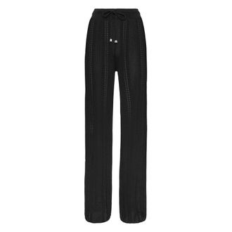 Philipp Plein Wide Hosen - - Trousers - Damen - Schwarzk - S