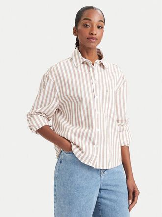 Nautica Hemd 62KLD1404 Beige Regular Fit