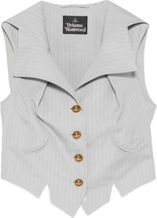 Vivienne Westwood Femme, Vestes, Gris, Taille: 40 FR Meryl Waistcoat