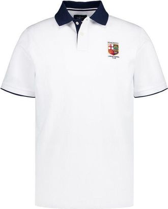 Hackett Herren Polo-Shirt wei&szlig; Classic Fit