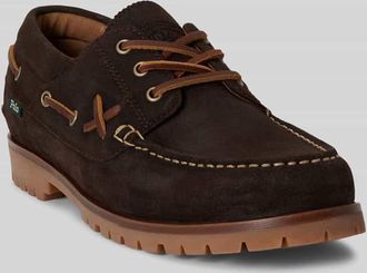 Polo Ralph Lauren Bootsschuhe aus Rindsleder mit Profilsohle