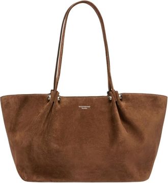 Max Mara Femme, Sacs, Brun, Taille: ONE Size Wkapesi Tote