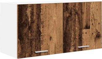 vidaXL vidaXL Armoire suspendue Bois ancien 80 x 31 x 40 cm Bois ding&eacute;nierie